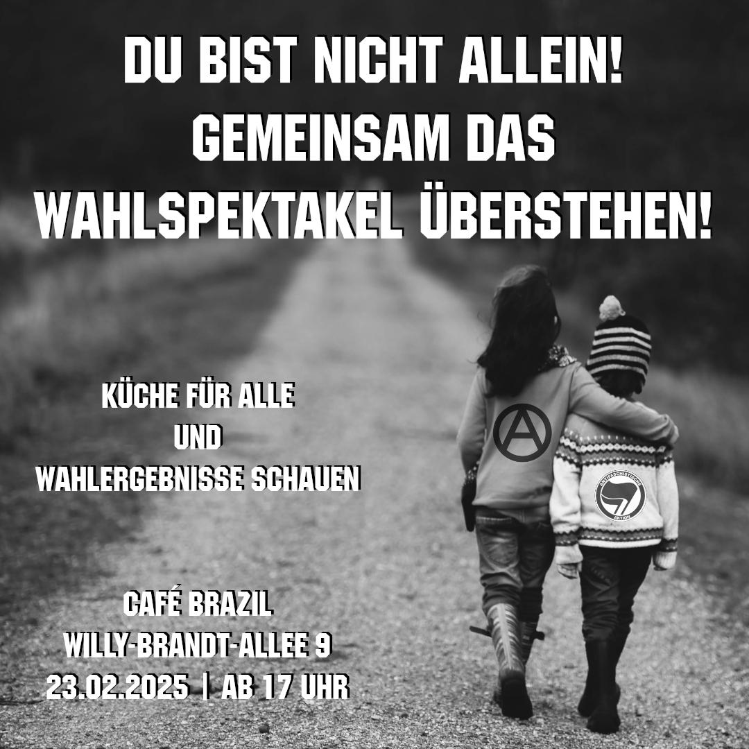 Du bist nicht allein! Gemeinsam das Wahlspektakel überstehen ...